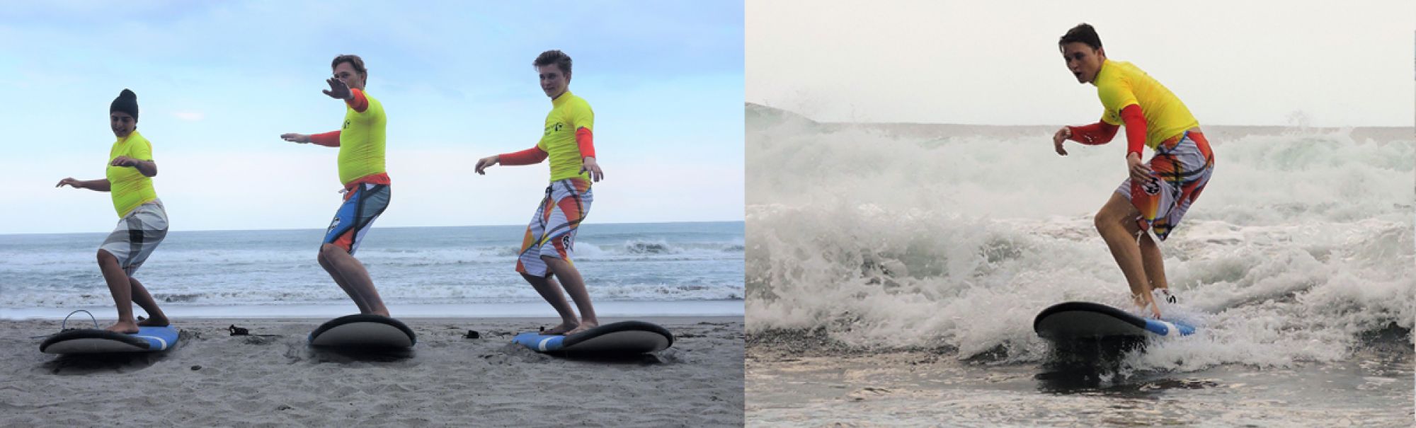 Learning to surf in South Sumatra